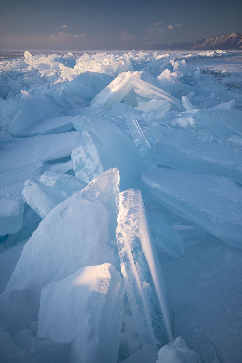 Stacked Ice, Lake Baikal, Siberia, Russia iii