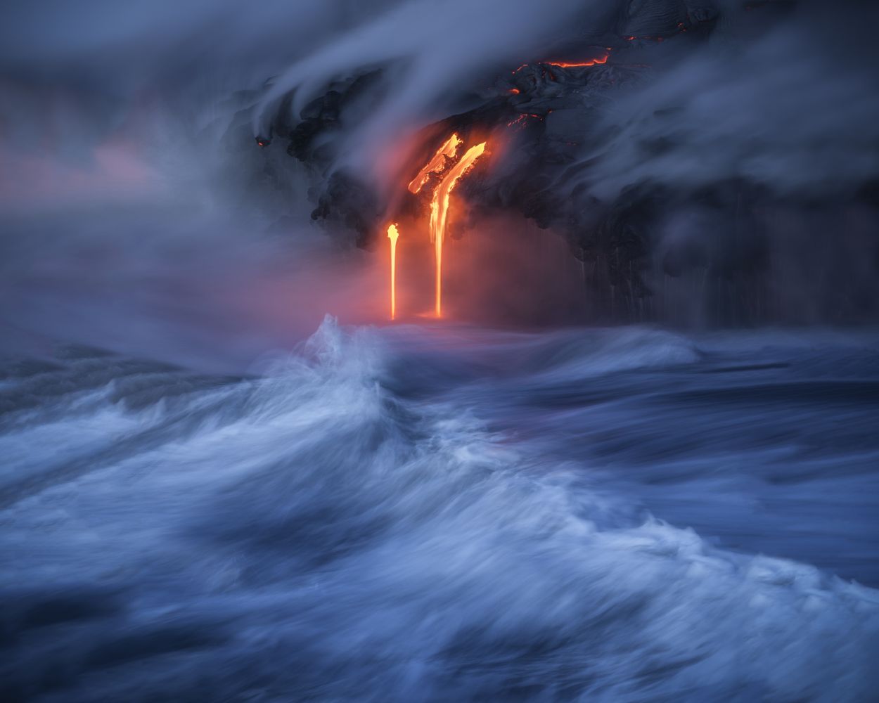 Lava Ocean Entry Blues