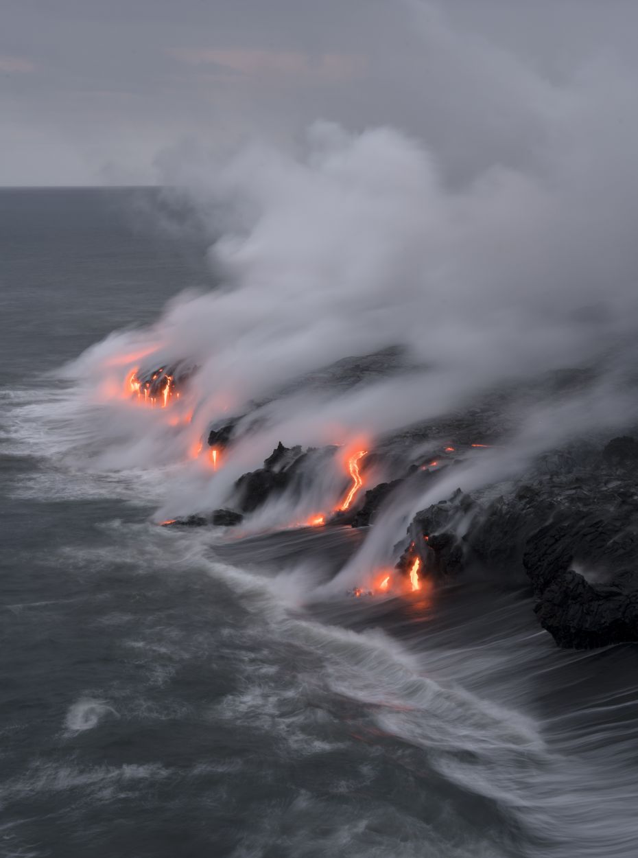 Lava Ocean Entry